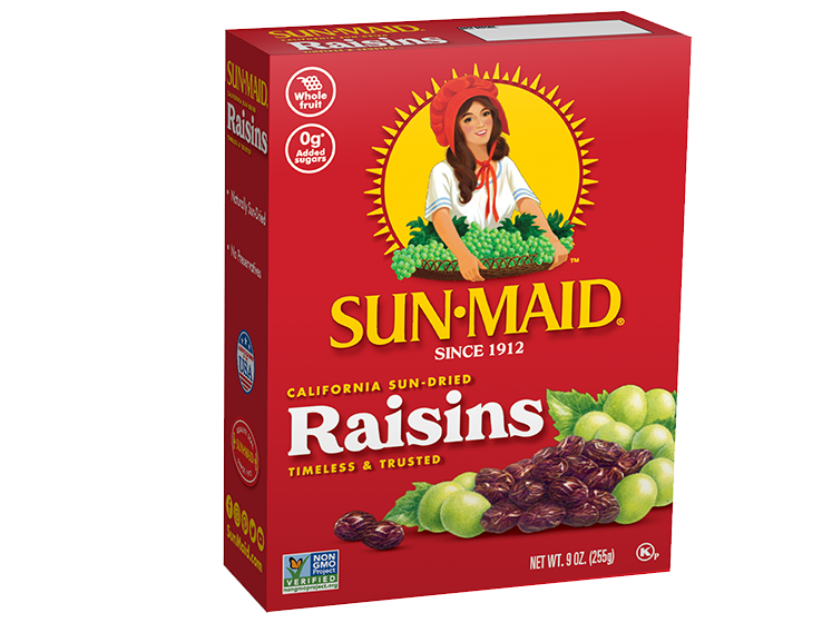 SUN-MAID RAISIN BOX 9 OZ - 041143024508 - SUN-MAID